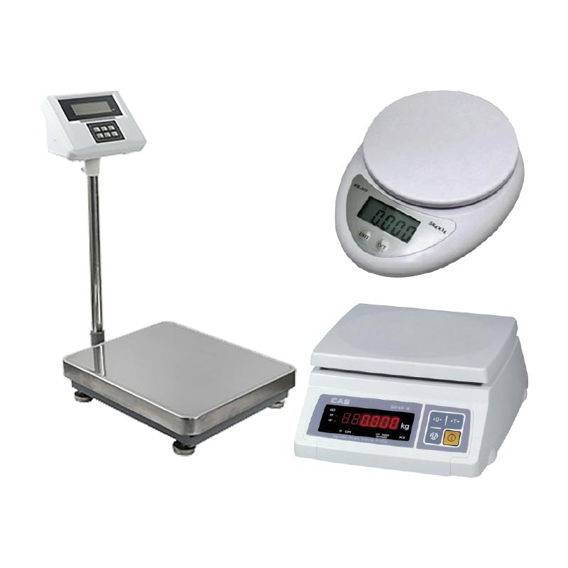 Weighing Scale - White Pebbles