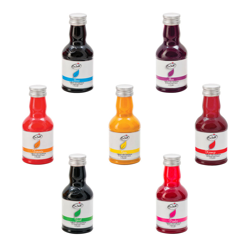 Oil Based Liquid Food Colors - White Pebbles